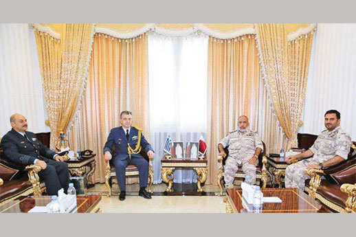 CHIEF OF STAFF MEETS GREEK MILITARY ATTACHE - DIMDEX