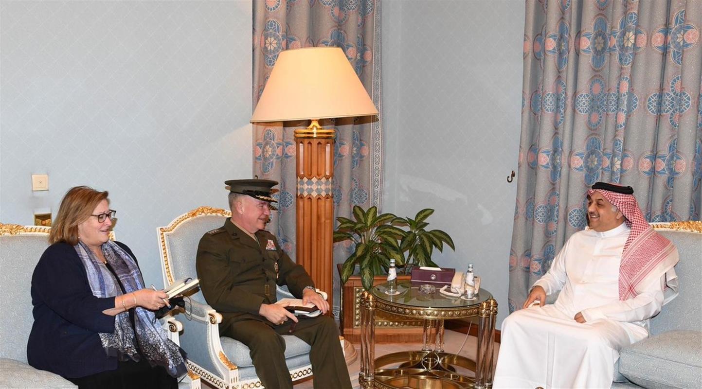 Qatar's Minister of State for Defence Affairs meets with US Central ...
